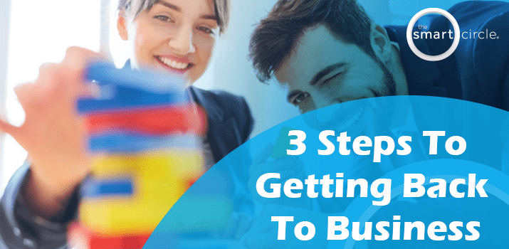 3 Steps To Getting Back To Business | Smart Circle